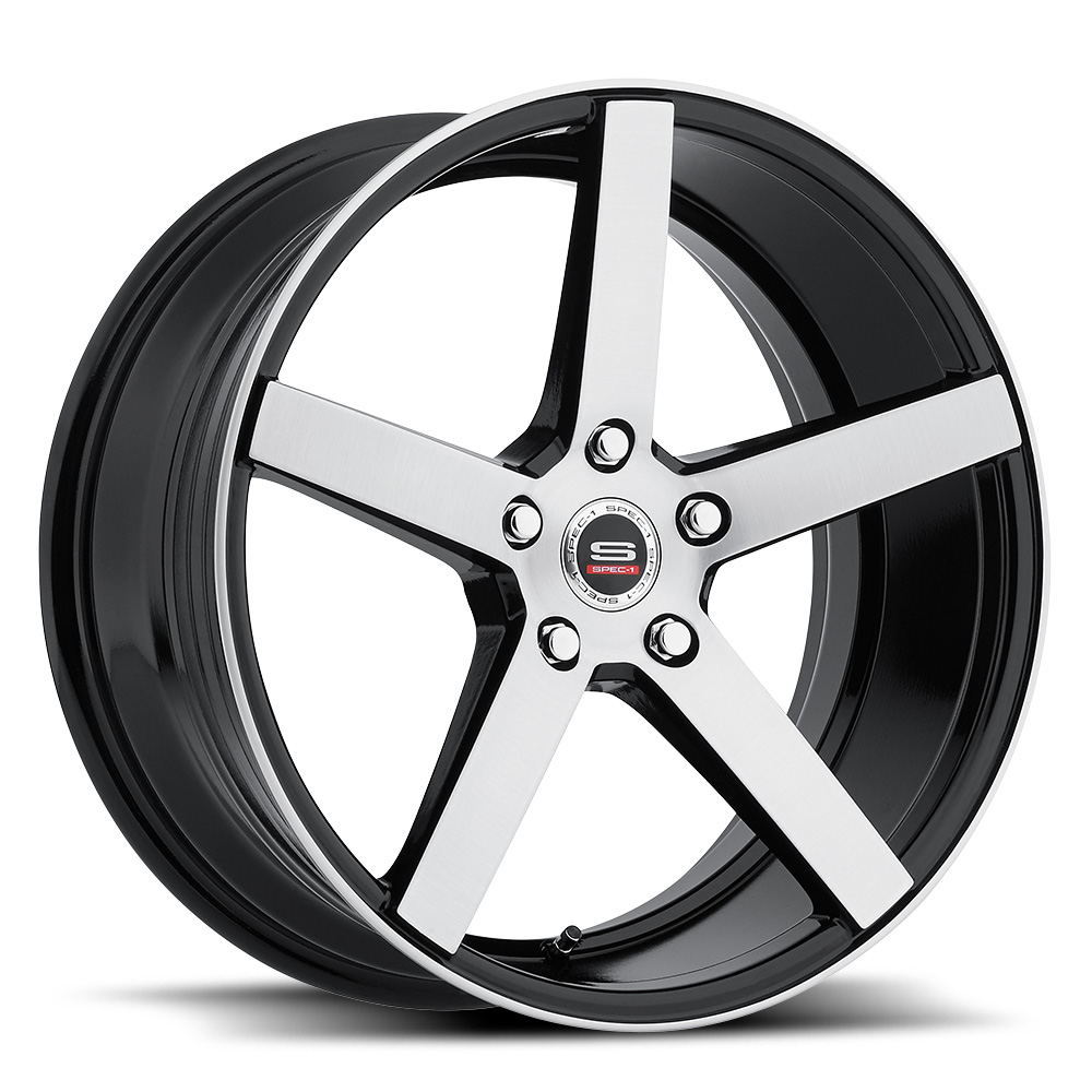 SP-36 18×8 5×114.3 +38 Cb 73.1 Gloss Black & Brushed – Shop EWWFL