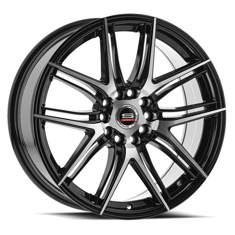 SP-56 17×7.5 5×108 5×114.3 +42 Cb 73.1 Gloss Black & Machined – Shop EWWFL