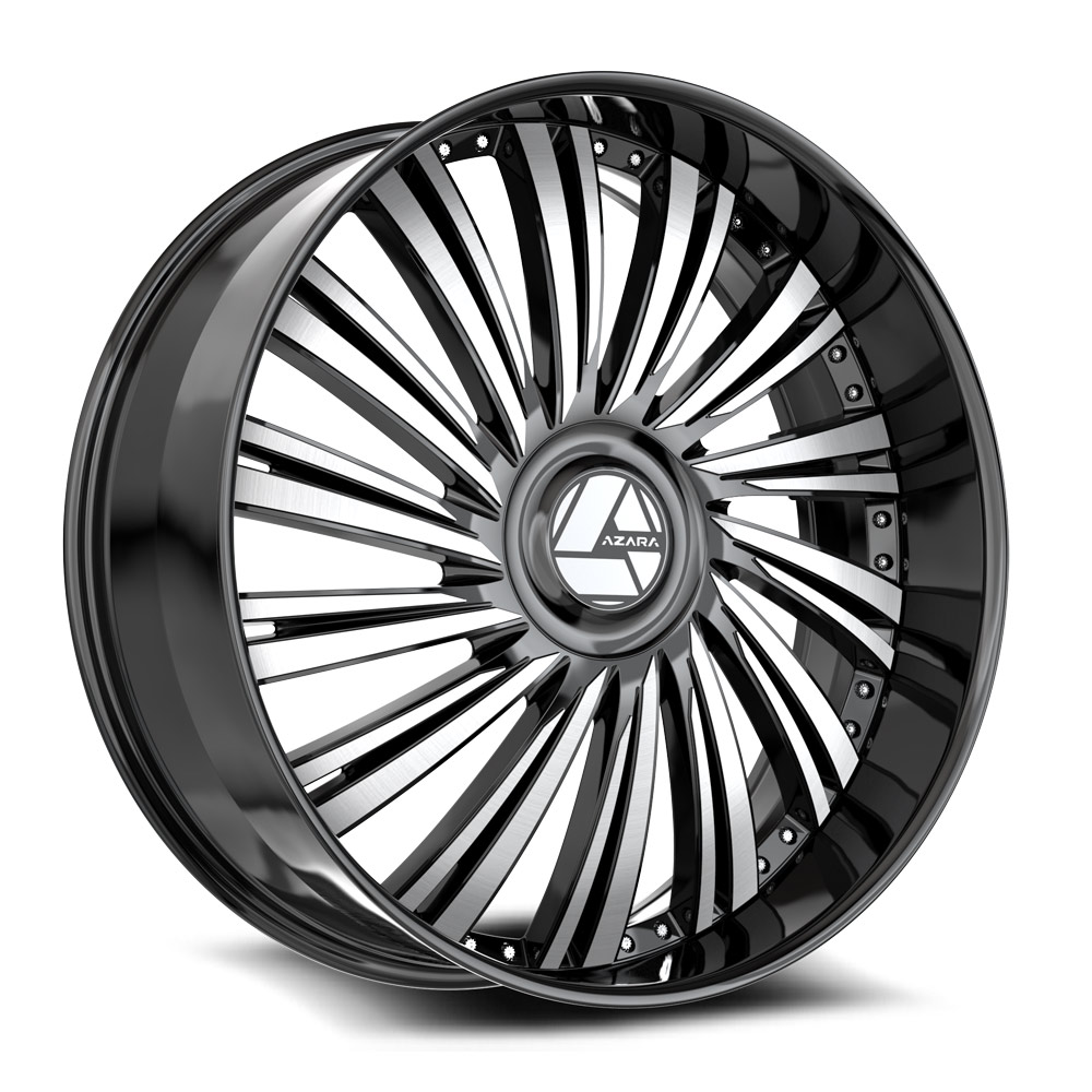 AZX-102 30×9.5 Blank +15 Cb 78.1 Gloss Black & Machined – Shop EWWFL