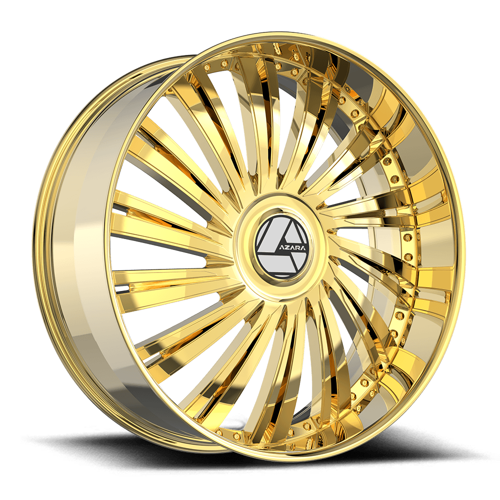 AZX-102 30x9.5 6x135 6x139.7 +22 Cb 87.1 Gold Plated - Shop EWWFL